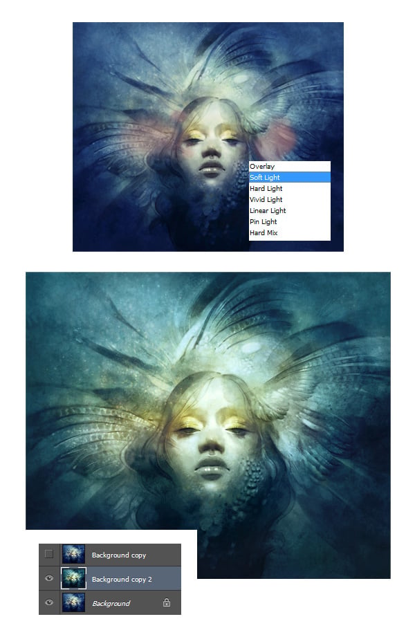 Illustrate a Dramatic, Feather-Infused Portrait in Adobe Photoshop ...