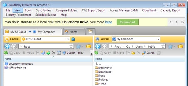 CloudBerry Explorer: Fast, Effective File Manager for Amazon S3 and the ...
