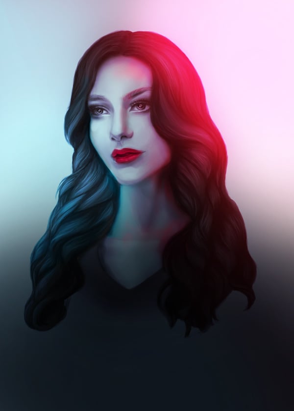 How to Create Dramatic Lighting in Your Digital Painting Portraits ...