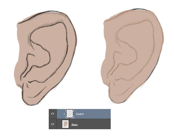 How to Paint a Realistic Ear in Adobe Photoshop | Envato Tuts+