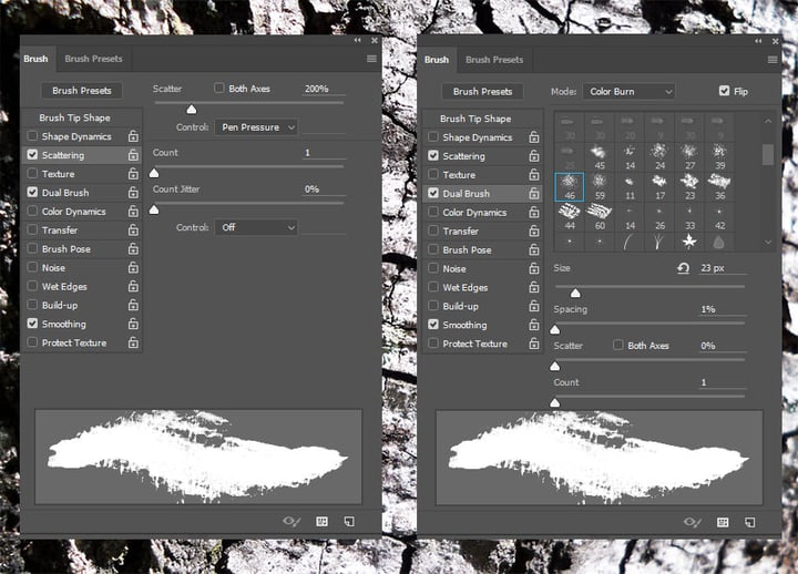 Photoshop in 60 Seconds: Create Custom Brushes From Texture Graphics ...