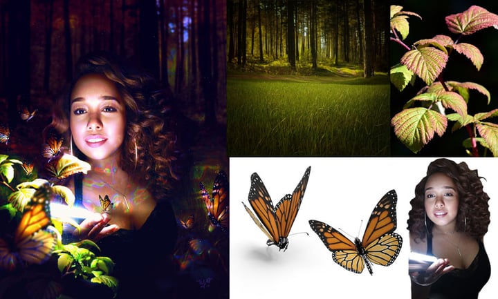 How to Create a Forest Self-Portrait Photo Manipulation in Adobe ...