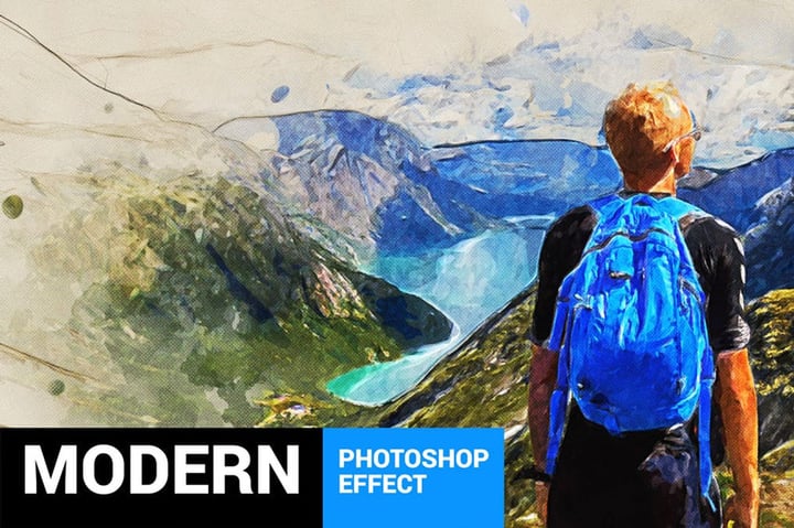 25 Cool Photoshop Watercolor Effects & Filters With Texture