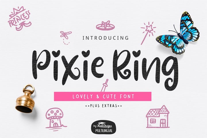 25+ Mejores (Gratis) Super Lindas Fuentes Con Estilos de Diseño Bonito