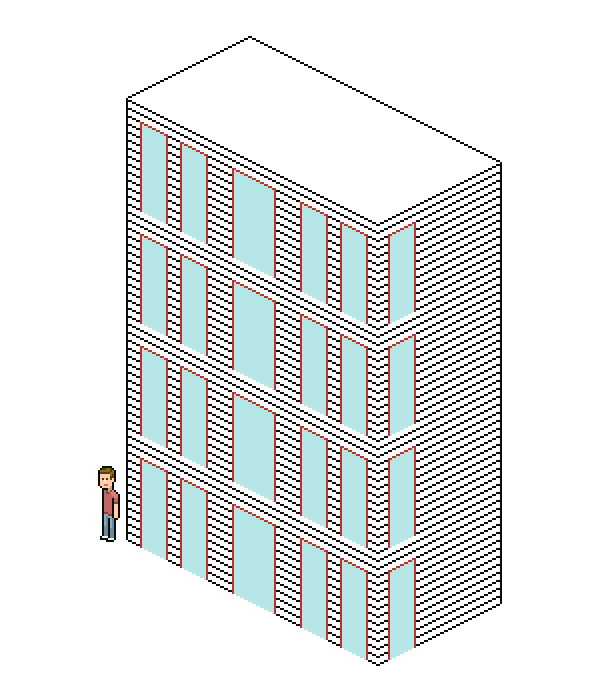 Create an Isometric Pixel Art Apartment Building in Adobe Photoshop ...