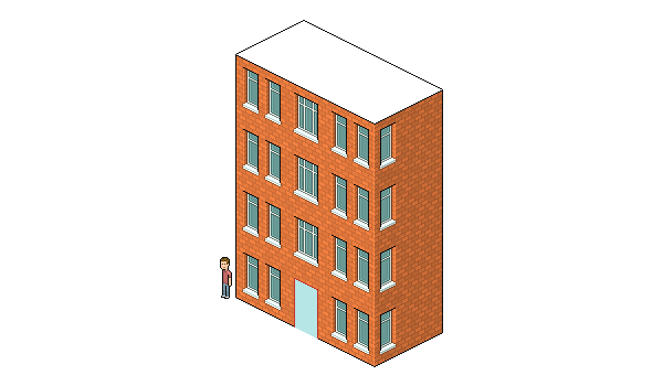 Create an Isometric Pixel Art Apartment Building in Adobe Photoshop ...