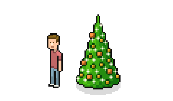 How to Create an Isometric Pixel Art Christmas Tree in Adobe Photoshop ...