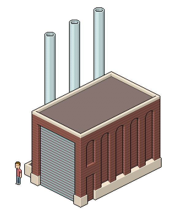 How to Create an Isometric Pixel Art Factory in Adobe Photoshop ...