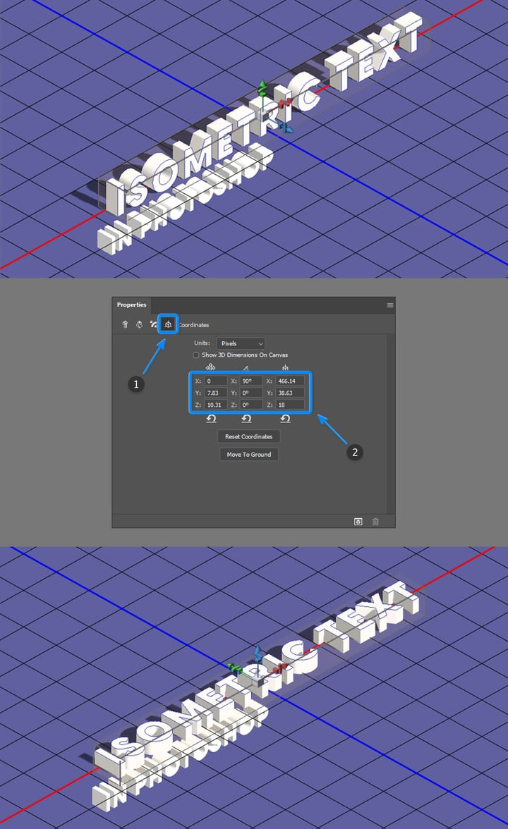 How to Create a 3D Isometric Text Effect in Photoshop | Envato Tuts+