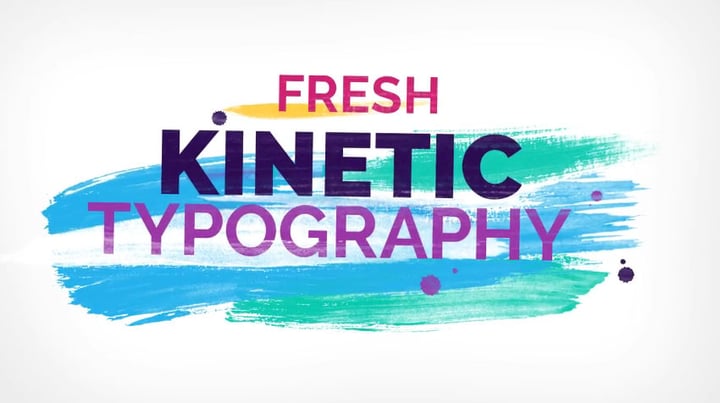 18 beste After Effects Templates für Kinetische Typographie & Text ...