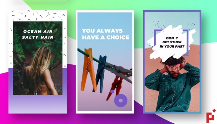 12 Top Instagram Stories Title and Text Templates for Final Cut Pro X ...