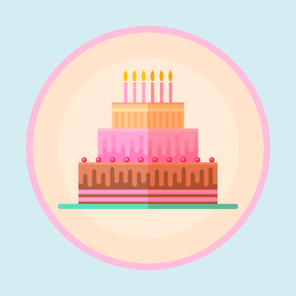 How to Make a Flat Design Birthday Cake in Affinity Designer | Envato Tuts+