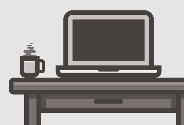 How to Create a Desk Scenery Illustration Using Adobe Illustrator ...
