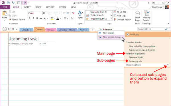 OneNote GTD: Productivity with Freeform Notes | Envato Tuts+