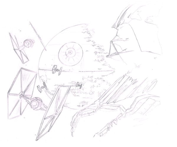 Create Your Own Star Wars Fan Art With Pencils | Envato Tuts+
