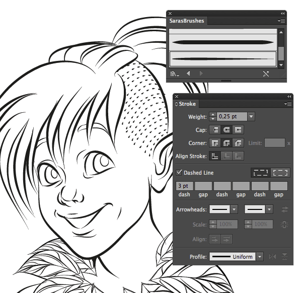 How to Ink a Comic Character in Adobe Illustrator | Envato Tuts+