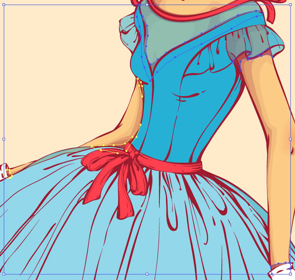 How to Create a 50s Fashion Illustration in Adobe Illustrator | Envato ...