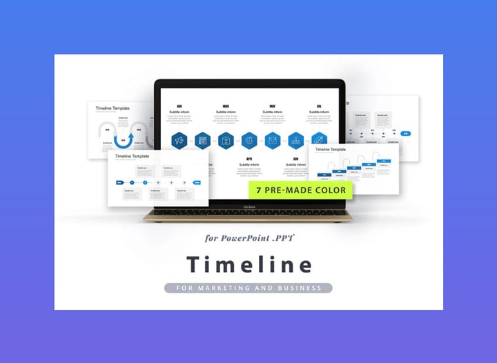 Die 25+ besten kostenlosen PowerPoint-Zeitleisten- und Roadmap-Vorlagen ...