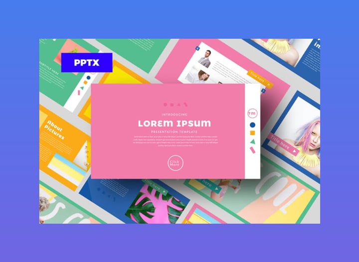 20 Template PowerPoint Menyenangkan Dengan Desain Slide Berwarna-warni ...
