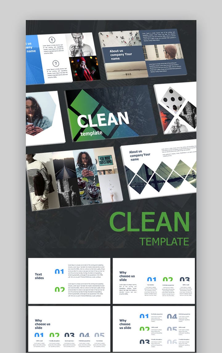 20 Template PowerPoint Bersih dengan Desain Minimalis (Untuk 2019)