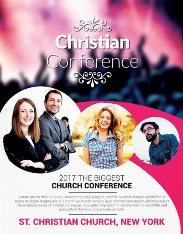 Top 20 Plantillas para Flyers de Eventos Religiosos Gratis 2022