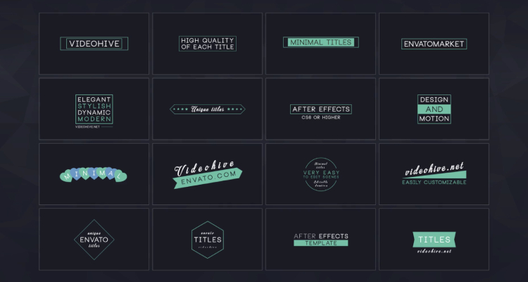 20+ Top Adobe After Effects Title Templates | Envato Tuts+
