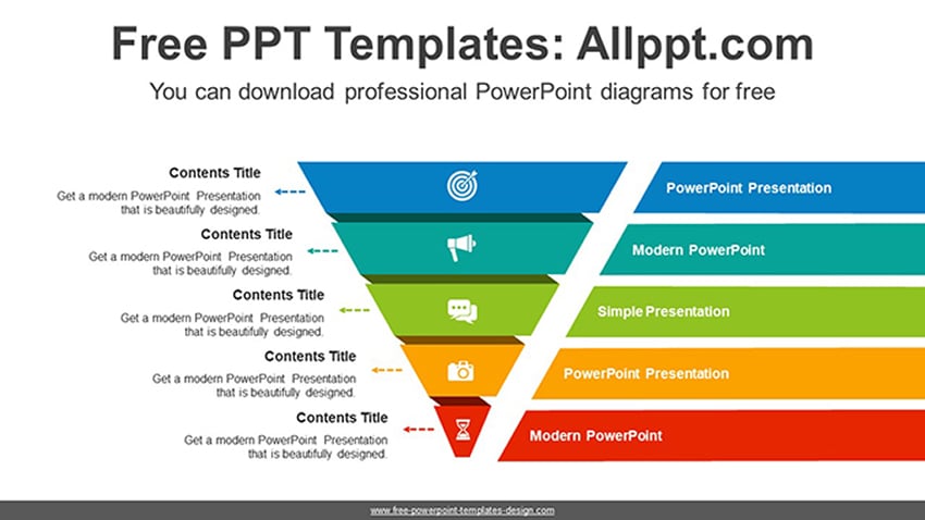 Free Editable Funnel Diagram PowerPoint PPT Templates 2022