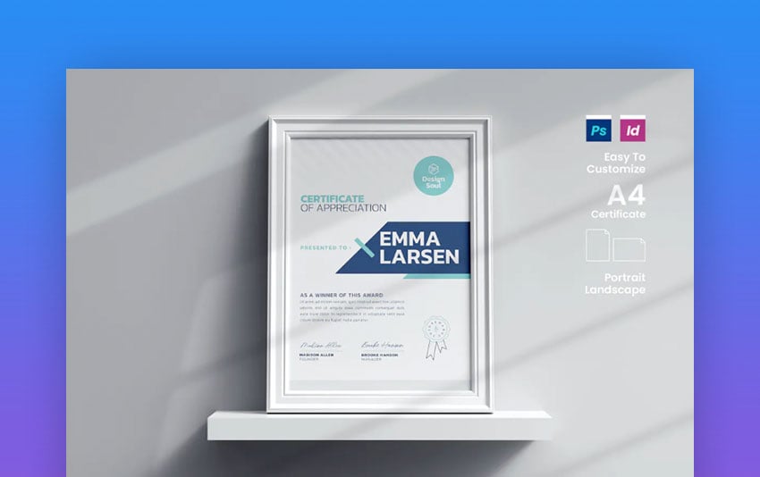 25 Best Certificate Design Templates: Awards, Gifts, & Diplomas for ...