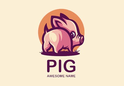 42 Best Pig Logo Designs (Logo Templates to Download) | Envato Tuts+