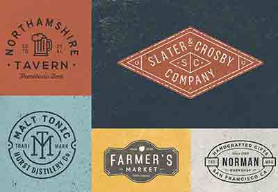 100+ Best Retro Typography Insignia and Badges (AI, PSD) | Envato Tuts+