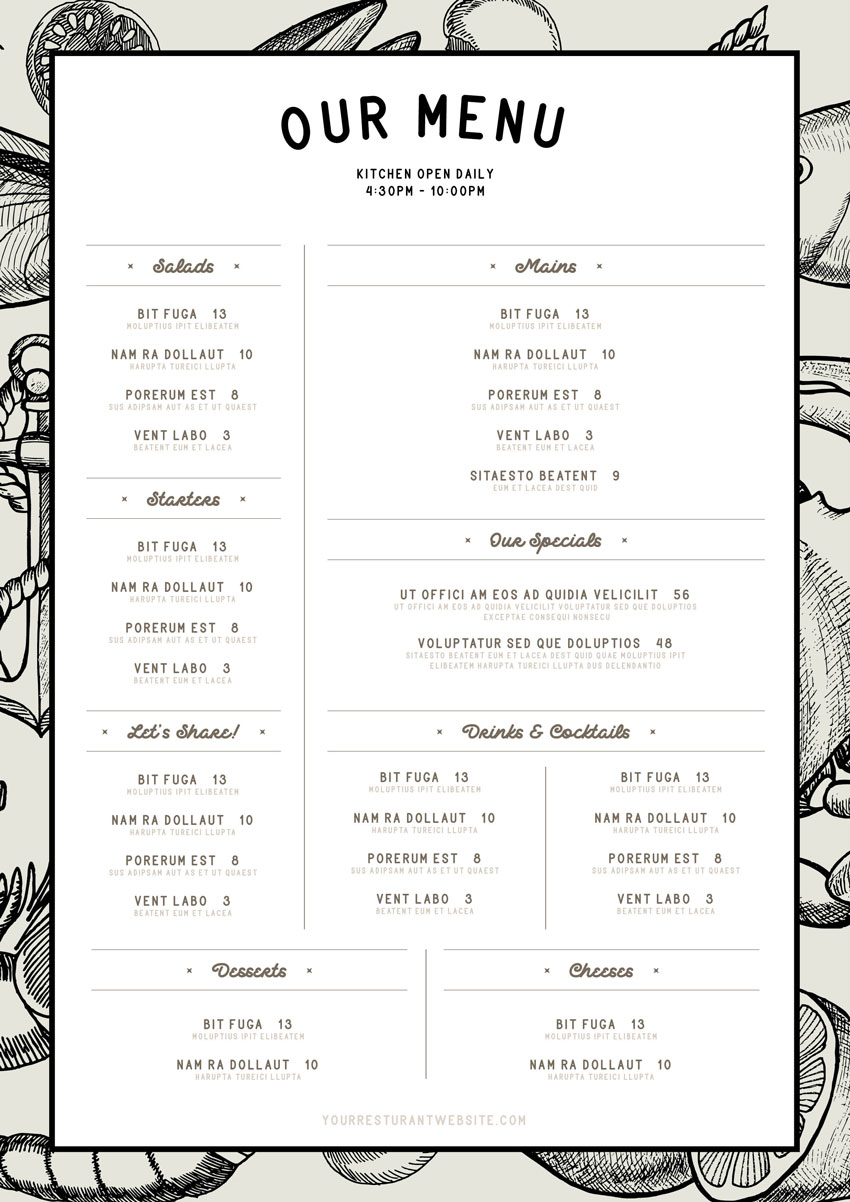 How To Make A Restaurant Menu Template In InDesign How To Make A Restaurant Menu Template In InDesign