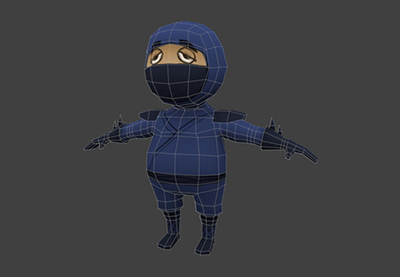 Creating A Low Poly Ninja Game Character Using Blender: Part 2 | Envato ...