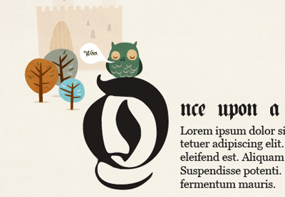 Create the First Page of a Fairy Tale Story Book, with a Hint of Kitsch ...