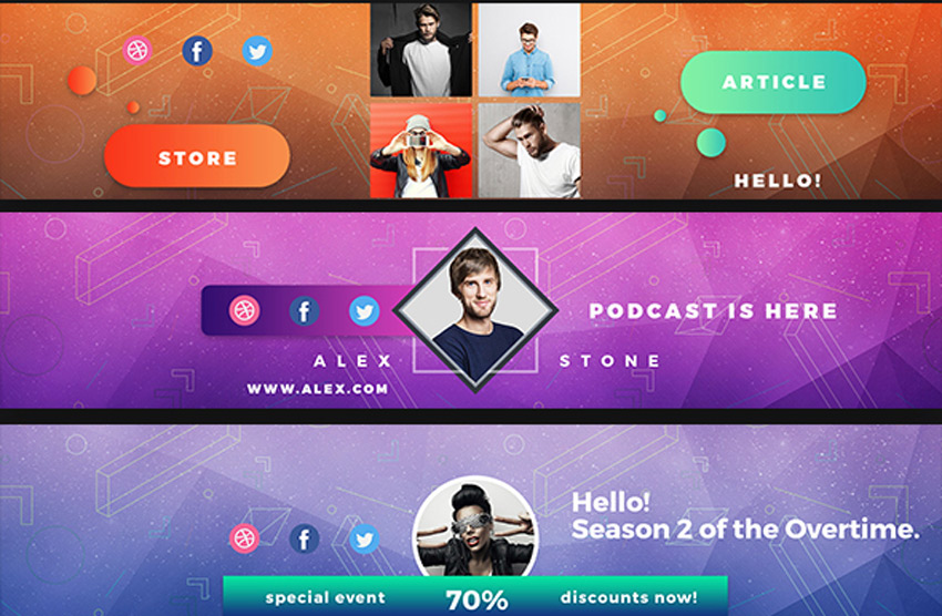41 Modelos De Banner Criativos Do Youtube 41 Modelos De Banner Criativos Do Youtube